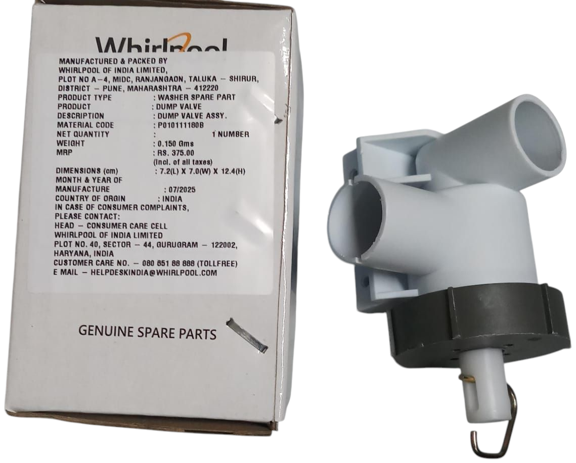 WHIRLPOOL DUMP VALVE – POONACAPACITORS.COM